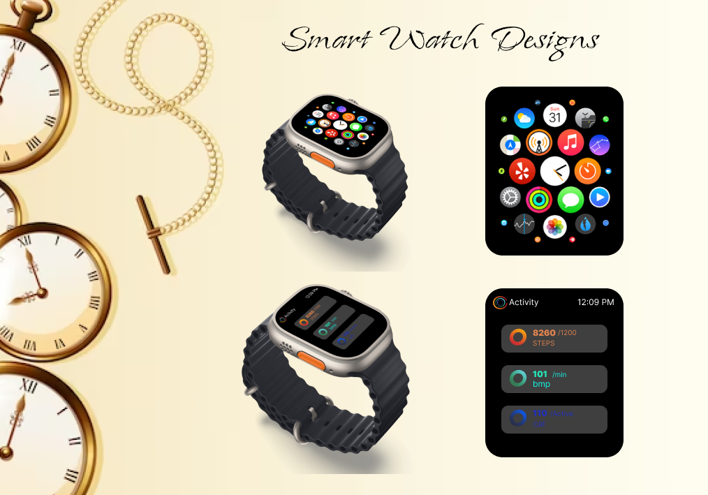 Smart Watch Design by Devika K on Dribbble