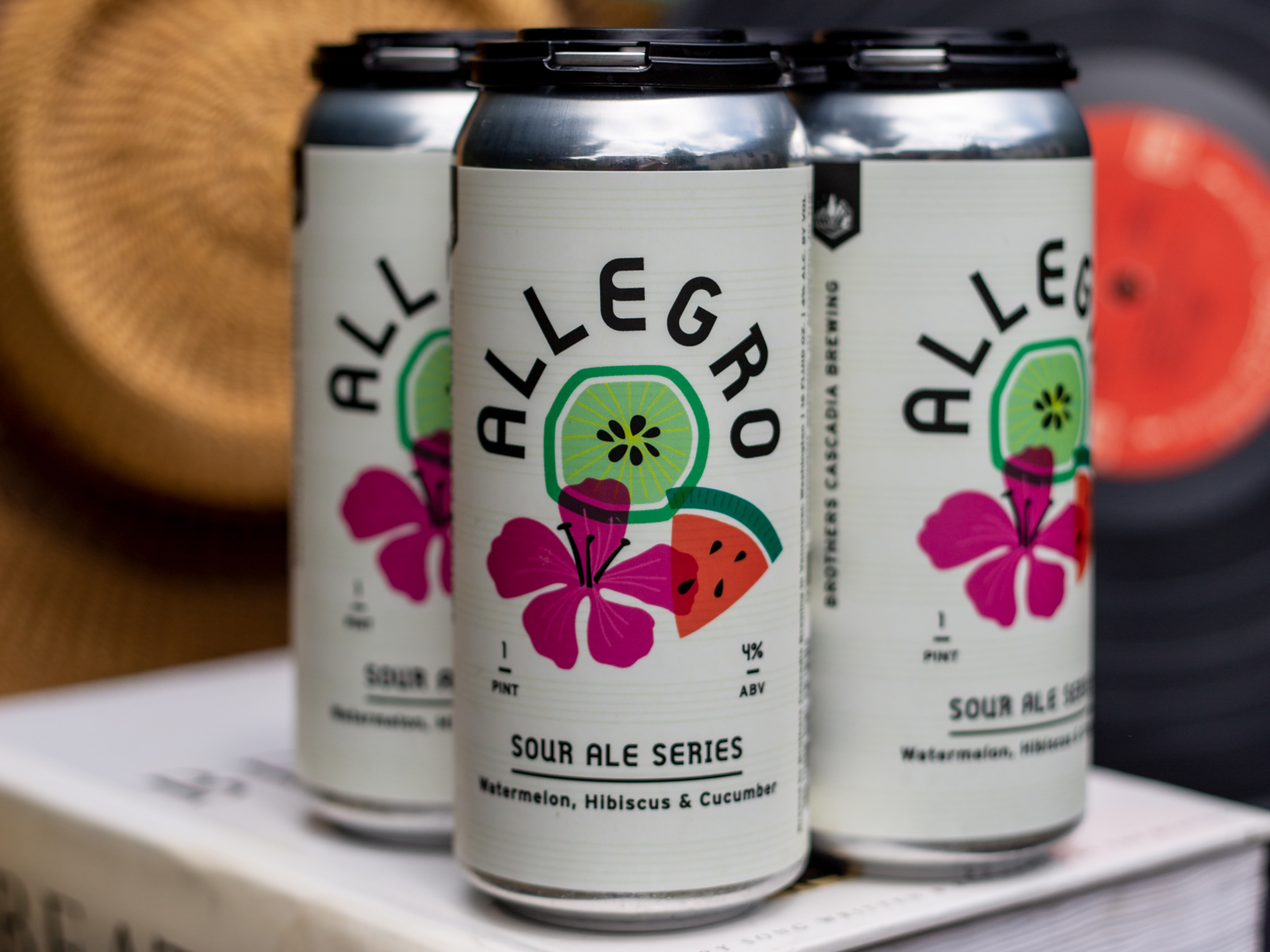 Brother's Cascadia Brewing Allegro Label Design by Corinna Scott on ...