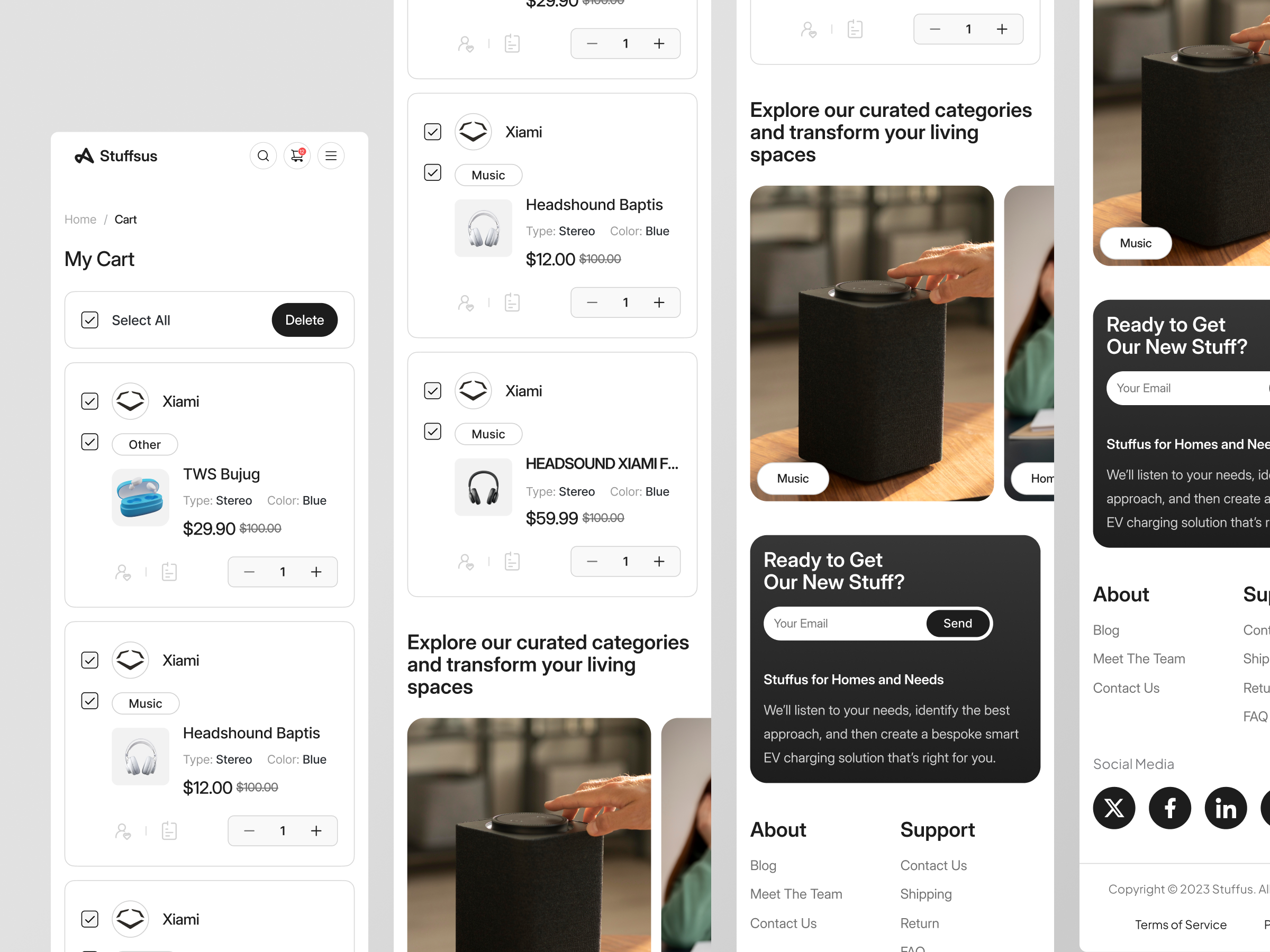Stuffsus - My Cart Page (Responsive) by Habibi 🤖 for Kretya Studio on ...