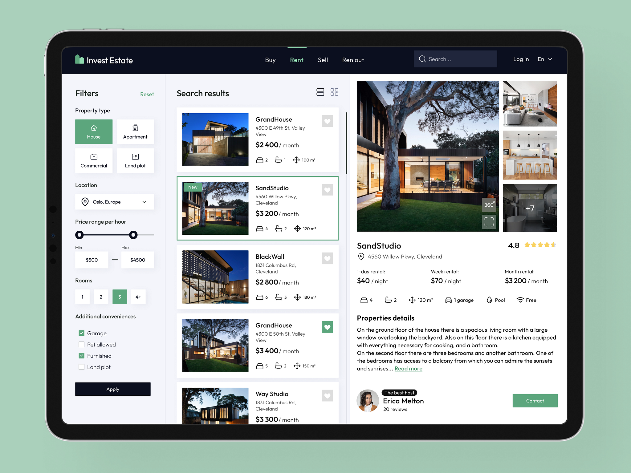 Real Estate Website Concept by Ronas IT | UI/UX Team on Dribbble