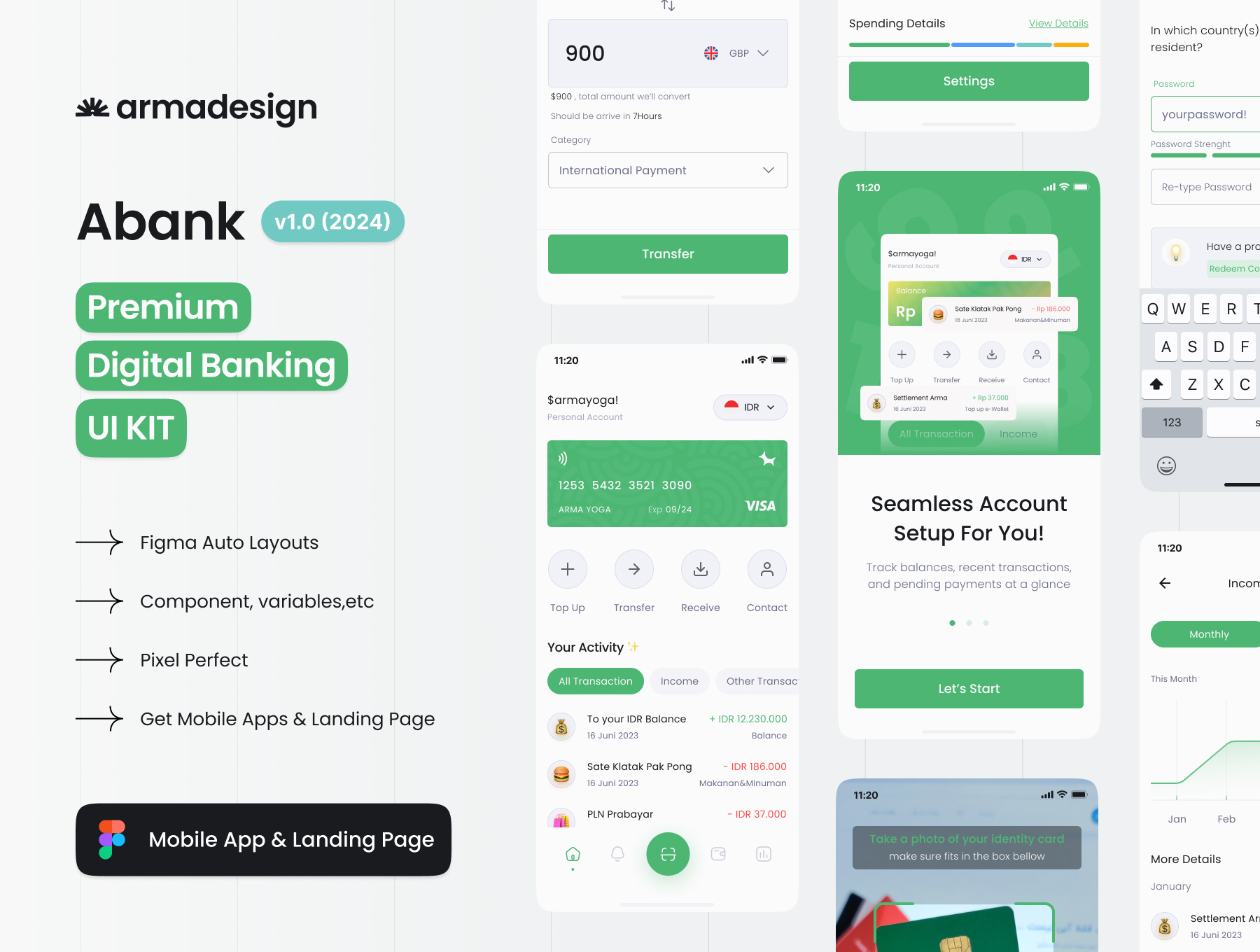 Digital Bank UI KIT - ArmaBank by Arma ® on Dribbble