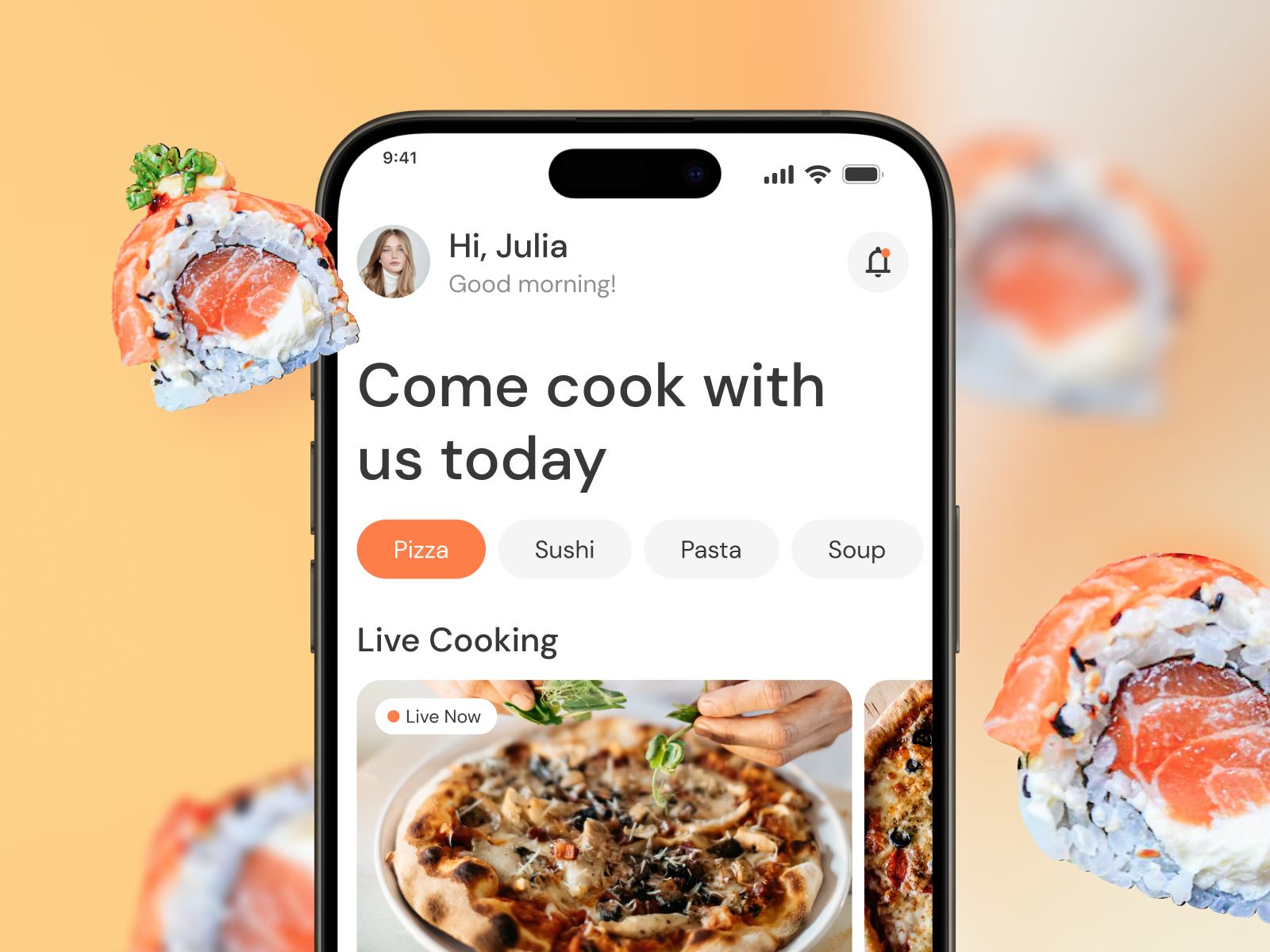 Cooking Mobile App for IOS by Solar Mobile for SOLAR Digital on Dribbble