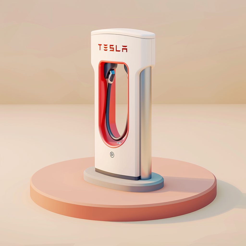 Tesla supercharger by Isometric Jack on Dribbble