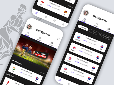 Fantasy Sports App Design by Guru TechnoLabs on Dribbble