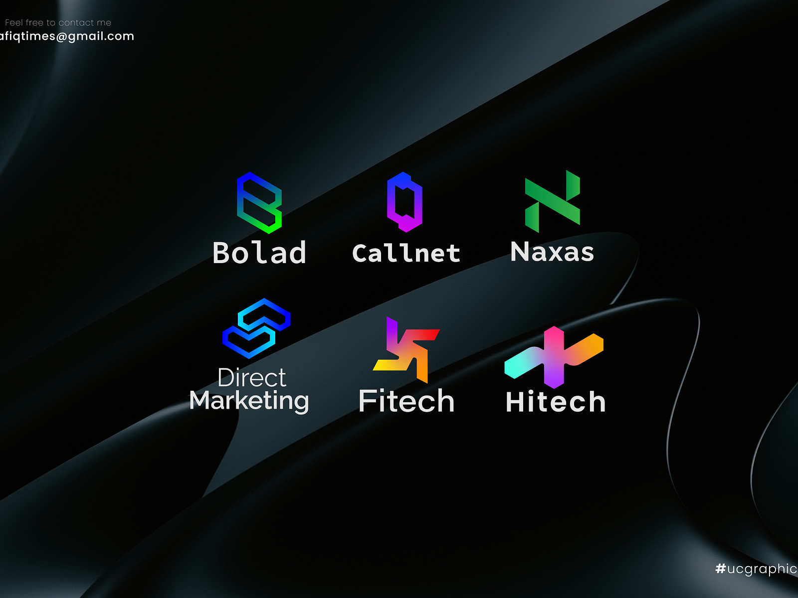 lettermark logo - tech logo - modern logo - gradient logo design by ...