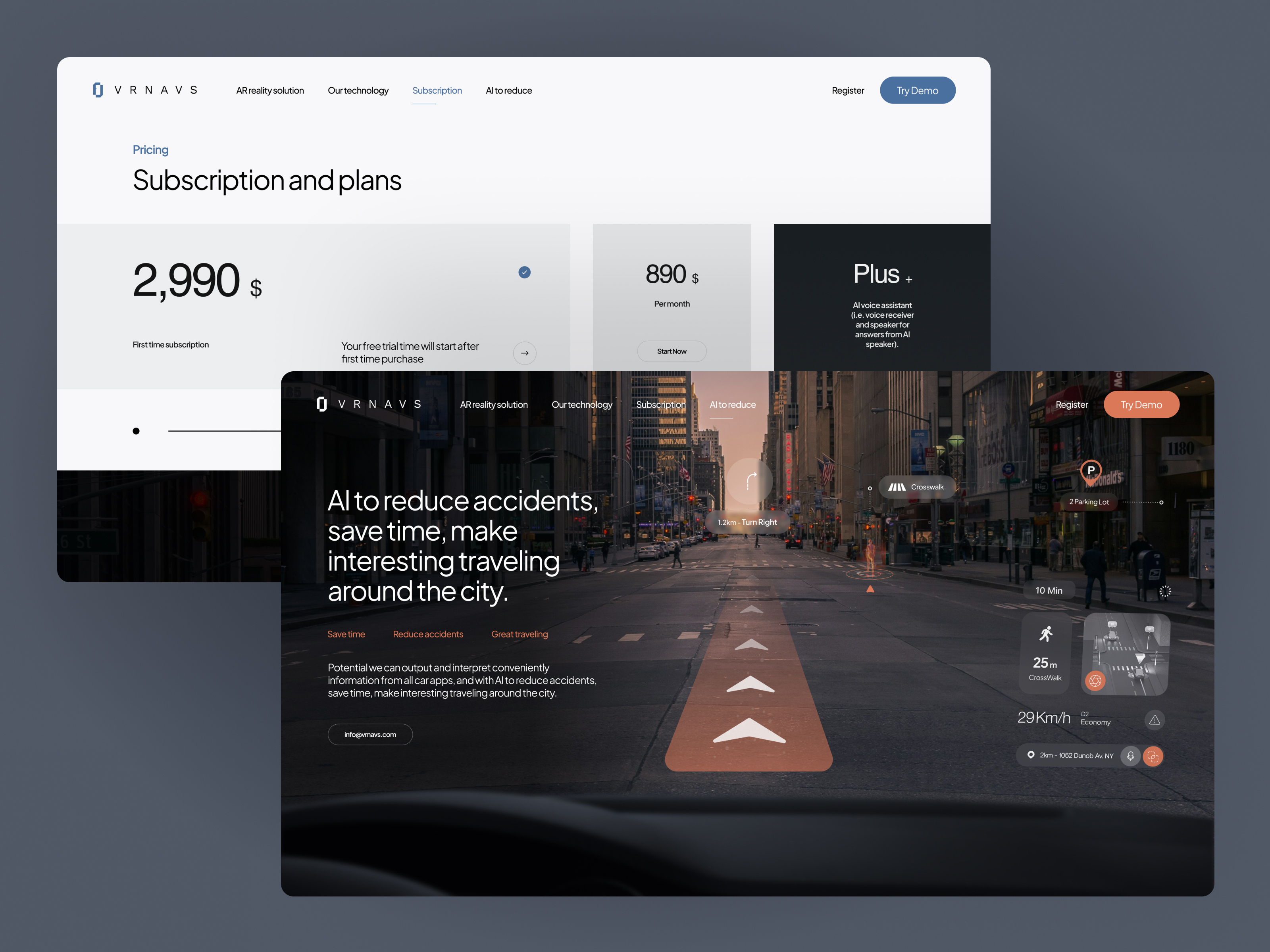 AR Display Landing Page by Levi Wilson for QClay on Dribbble