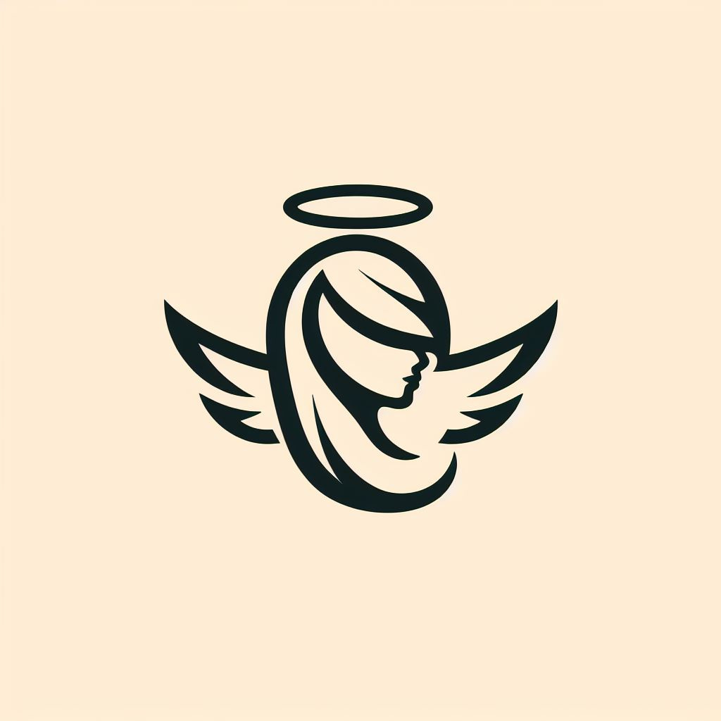 Angel logo by Mst Parvin Begum on Dribbble
