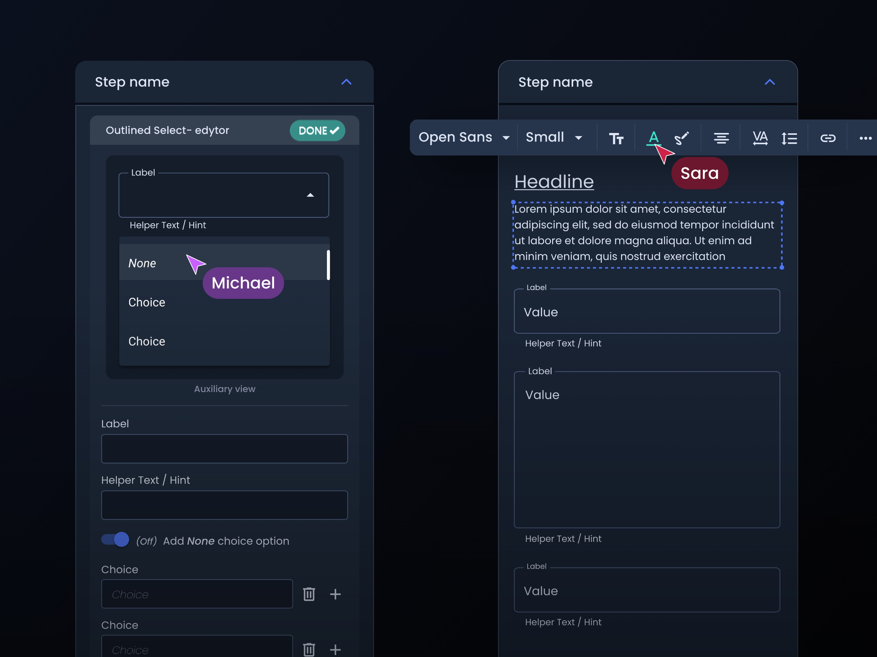 Drag and drop workflow diagram builder by Paula Orlik for Synergy Codes ...