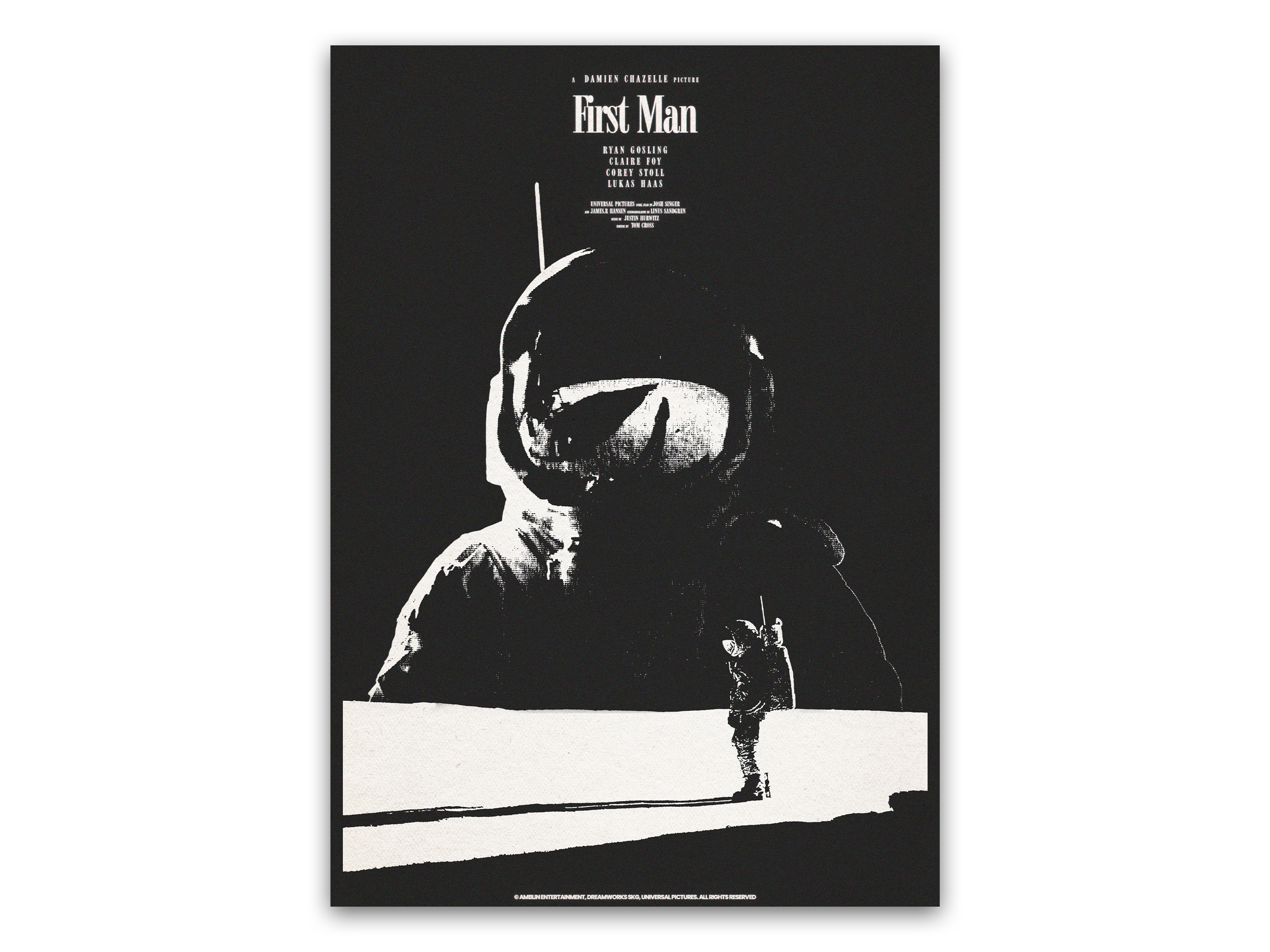 Movie Poster Design l First Man by Antoine Vaillant on Dribbble