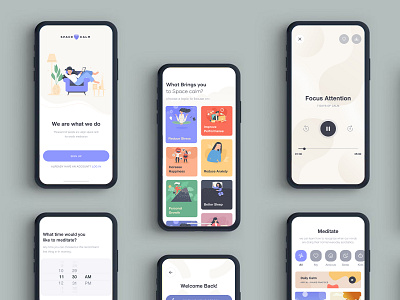 Minimal Mobile App Design by Digifloat on Dribbble