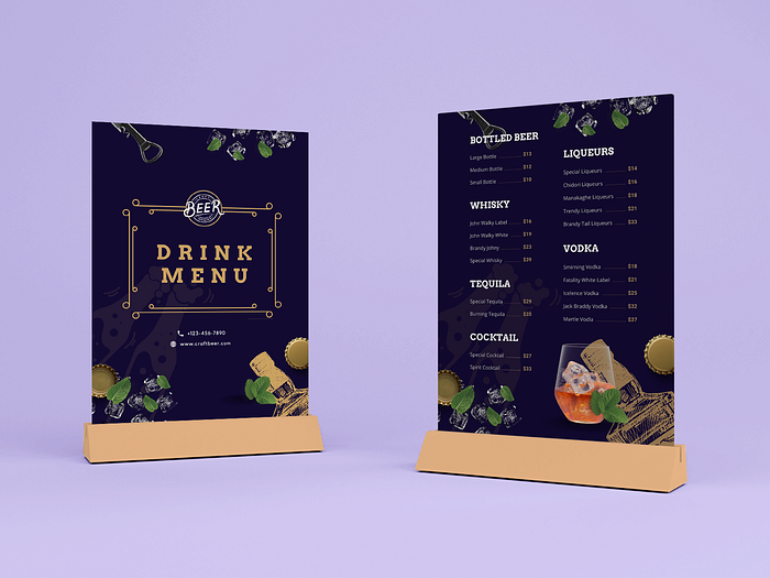Simple Menu Design designs, themes, templates and downloadable graphic ...