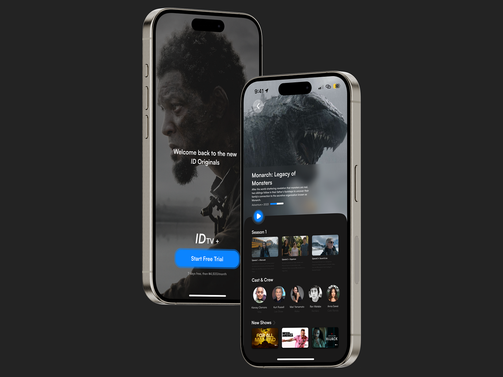 Movie Streaming App UI Design by Theish Journal on Dribbble