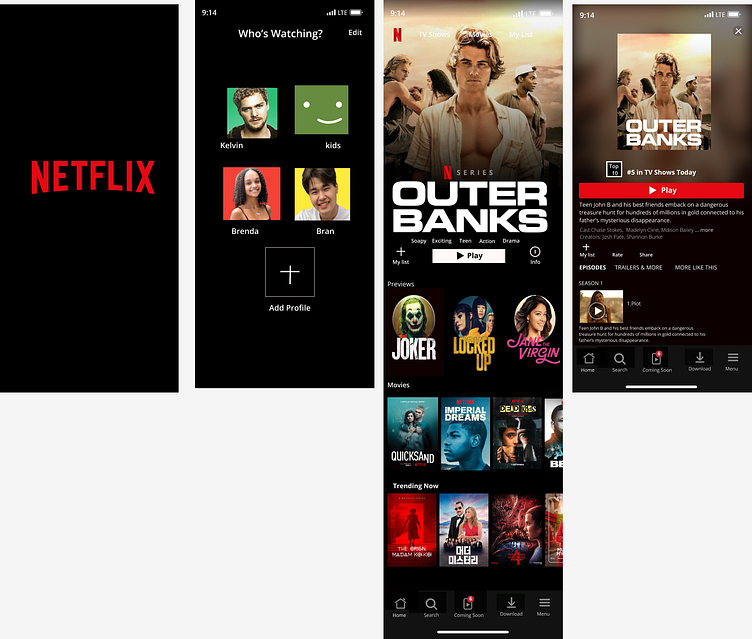 NETFLIX DESIGN by Taiwo Oladamola Ifeoluwa on Dribbble