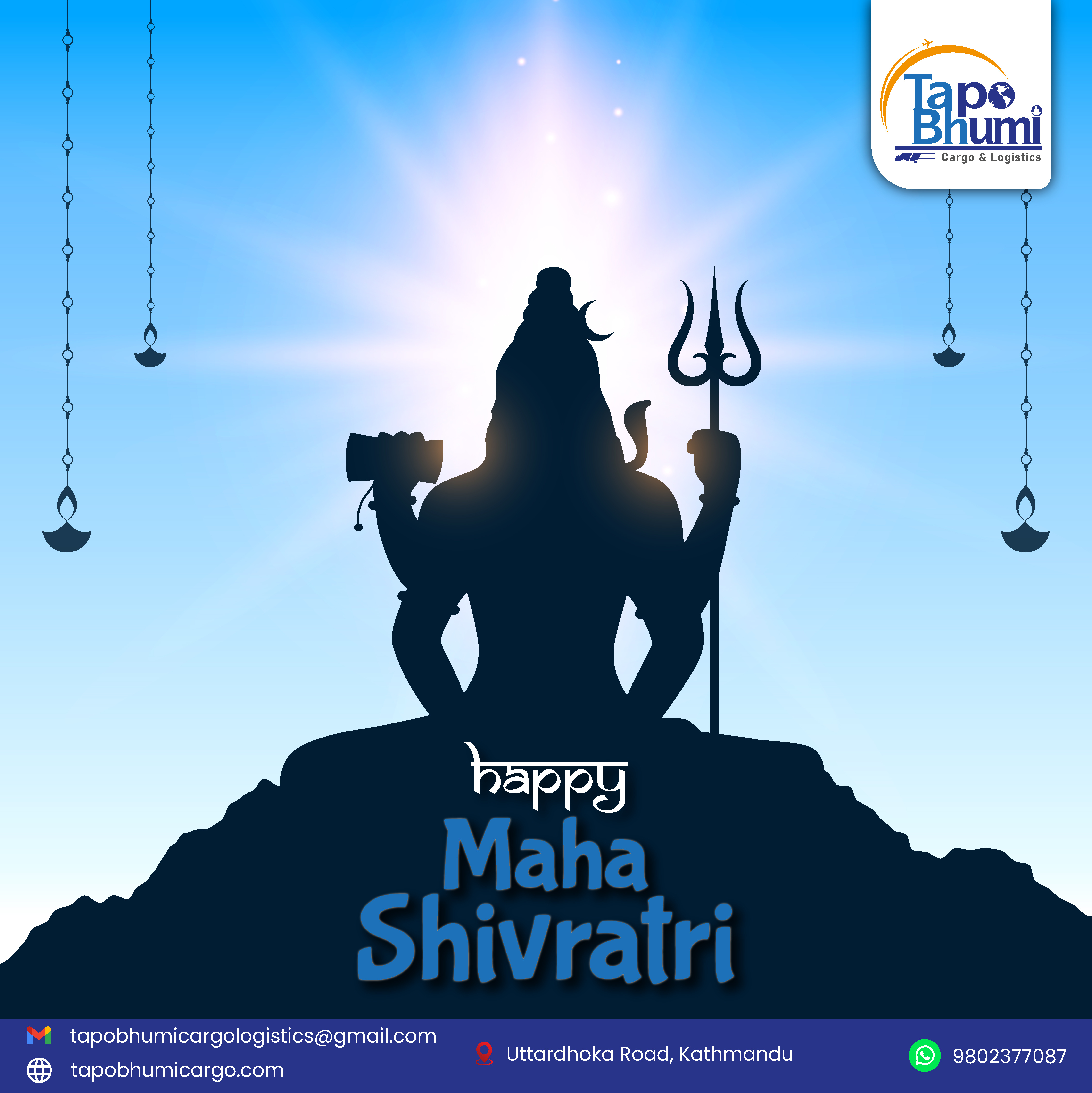Maha Shivaratri Post Design by Shreeti Poudel on Dribbble
