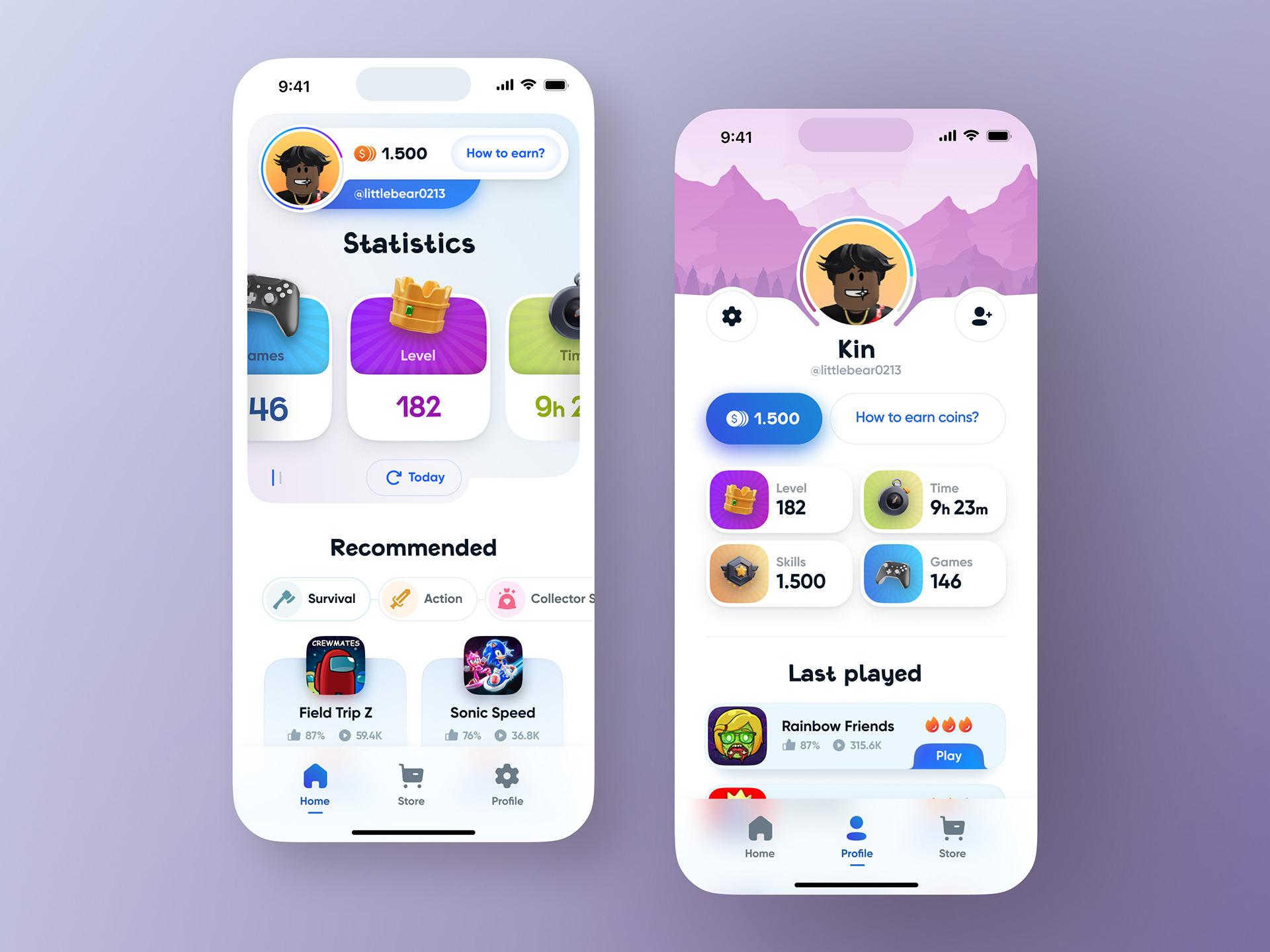 Roblox Game Store Mobile App Ui Web3 Dashboard Ui kit by Asad farooq on ...
