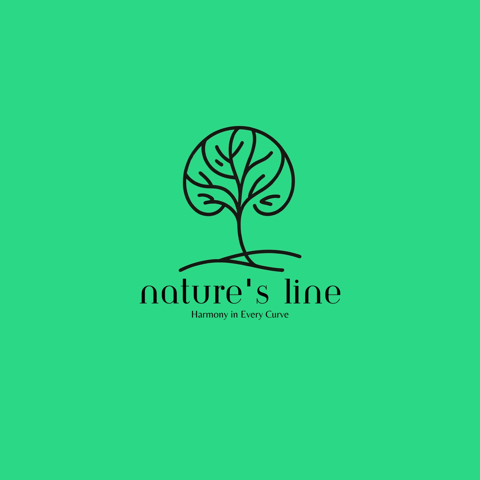 Nature's Line Logo Design Simple & Mordern by Anuhas Sathsara on Dribbble