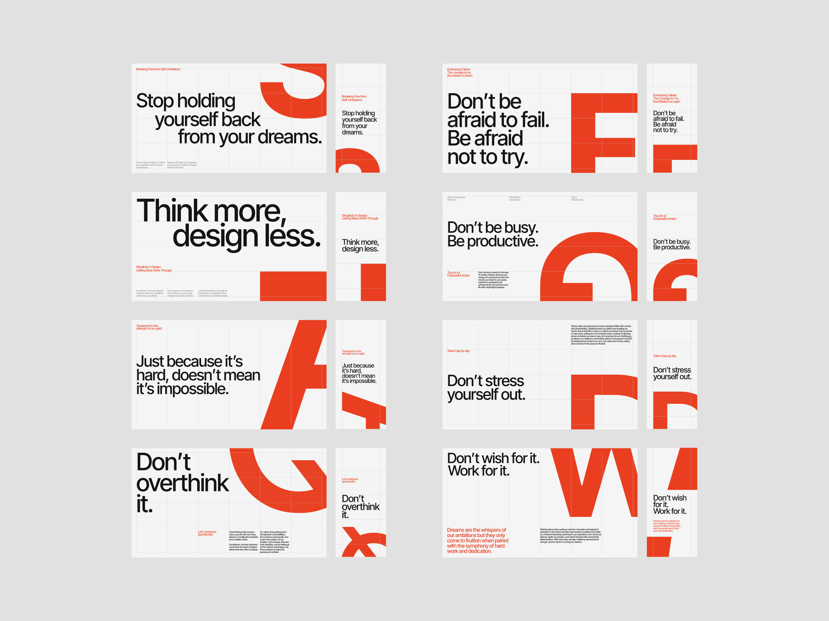 Swiss Typography - Wallpaper Pack by Robert McCombe on Dribbble