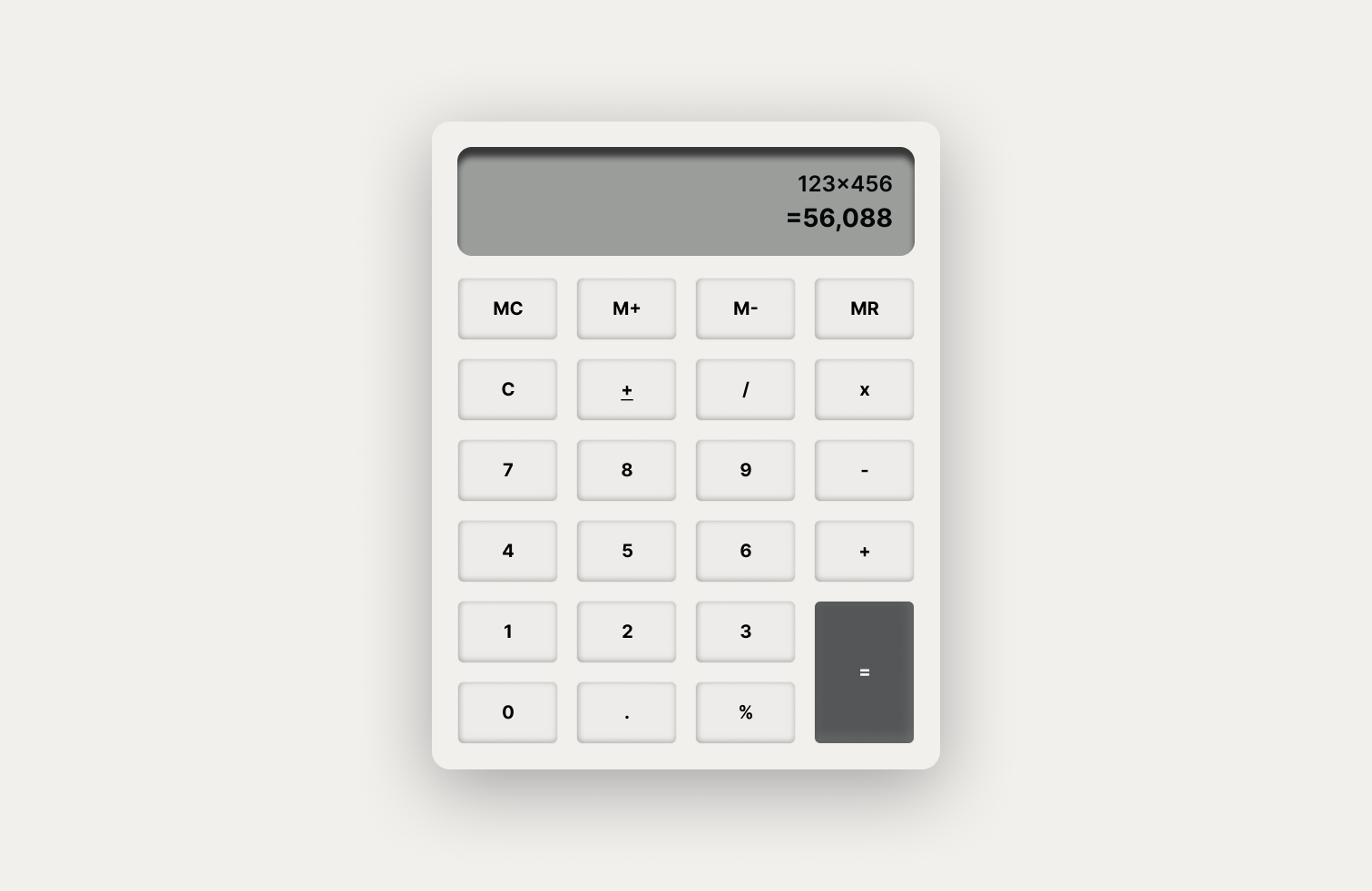 Calculator Design by Samuel Umoru on Dribbble