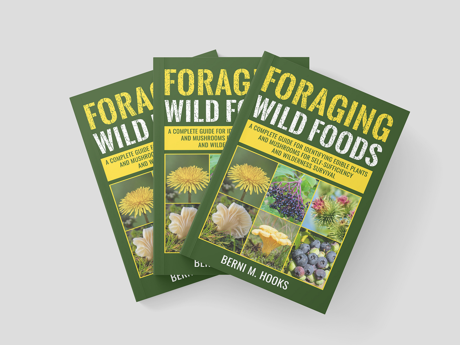 Foraging Wild Foods-Book Cover Design by Md. Al-Amin Sheik on Dribbble