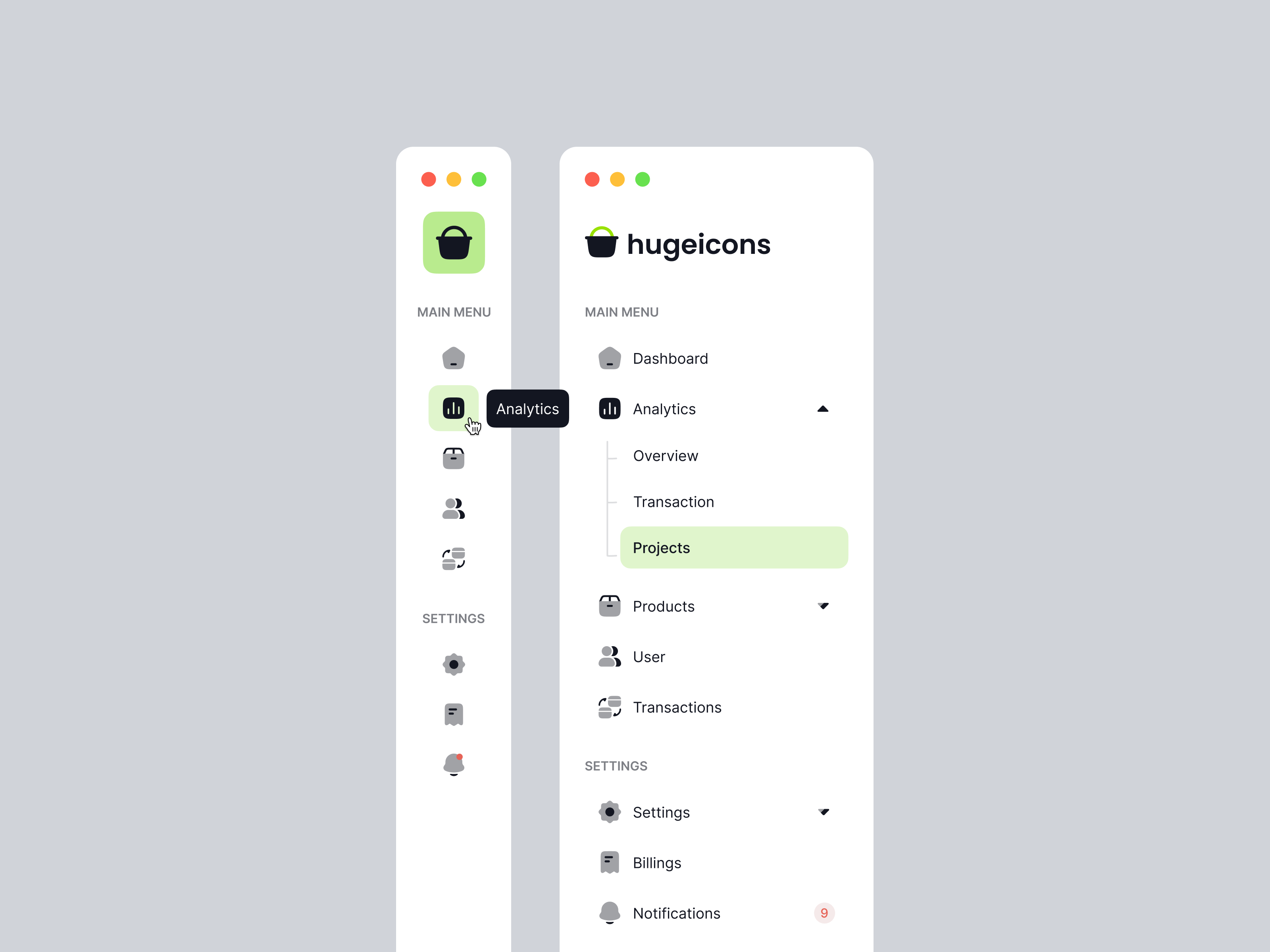 Sidebar UI | Hugeicons Pro icon library by Hugeicons on Dribbble