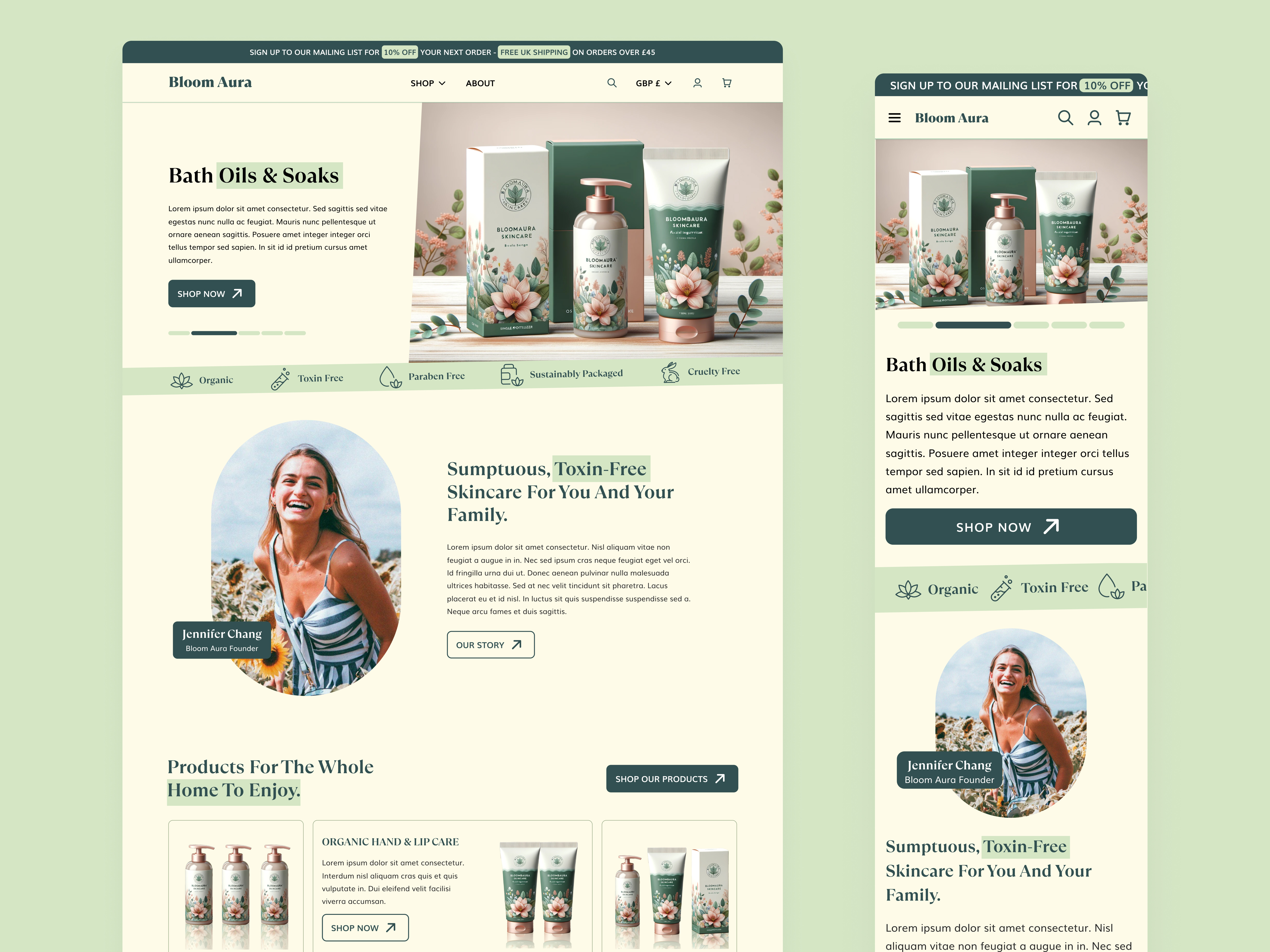 Clean E Commerce Website designs, themes, templates and downloadable ...