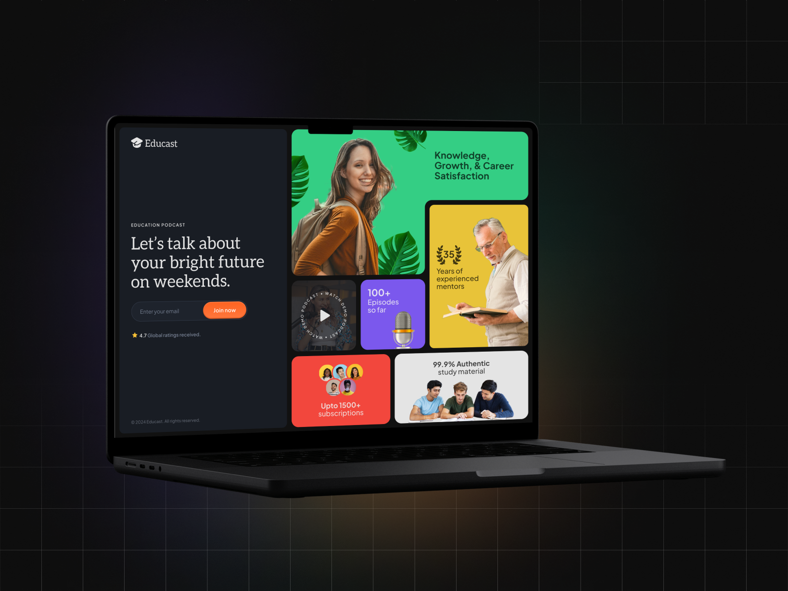 Bento Grid Website Hero Section by Umair Ulhaque on Dribbble