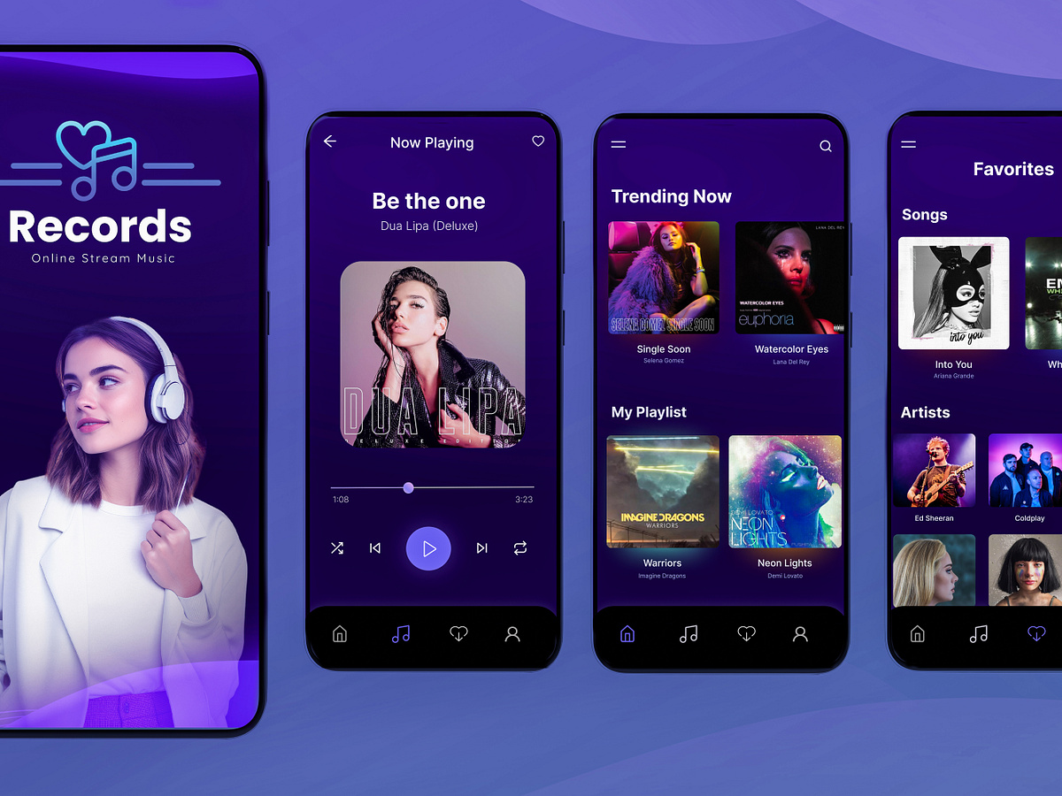 Music App Ui Ux Designs Themes Templates And Downloadable Graphic Elements On Dribbble
