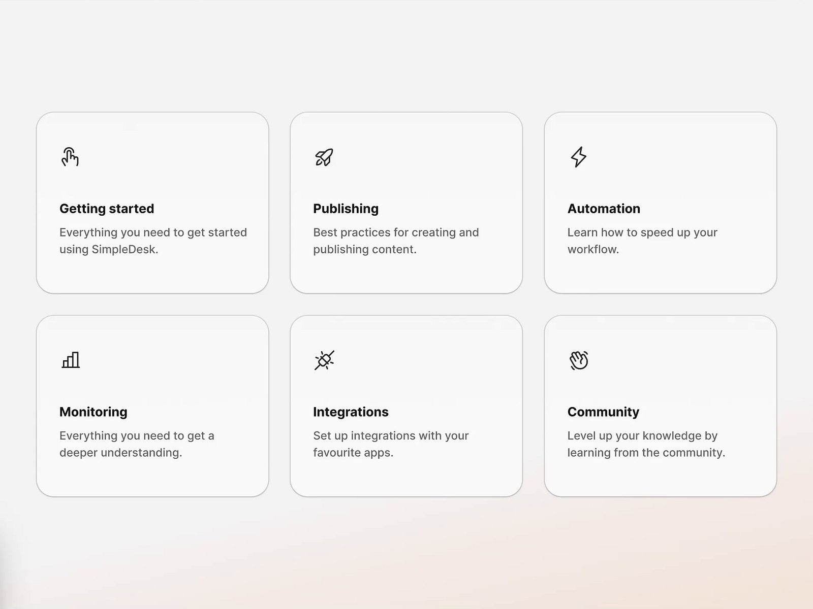 Help Desk Cards by Judit FS on Dribbble