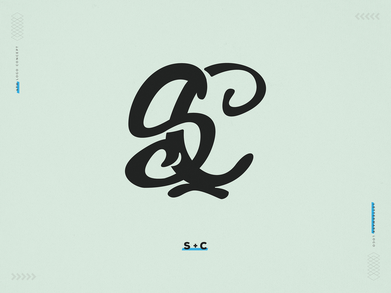 Sc Monogram Concept Iv By Muhammad Hasny On Dribbble