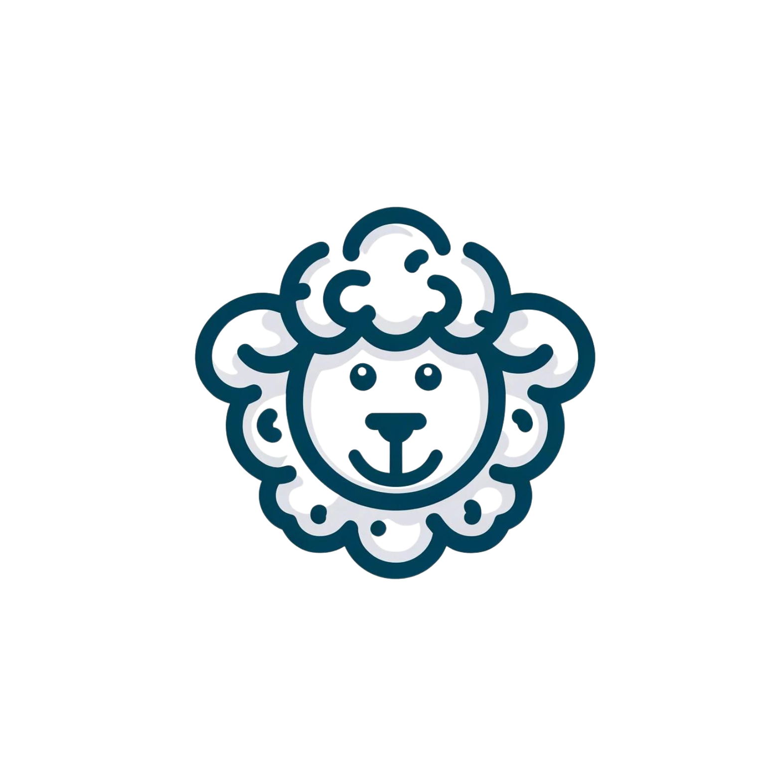 Cute Funny Sheep Face Logo Design by Anuhas Sathsara on Dribbble