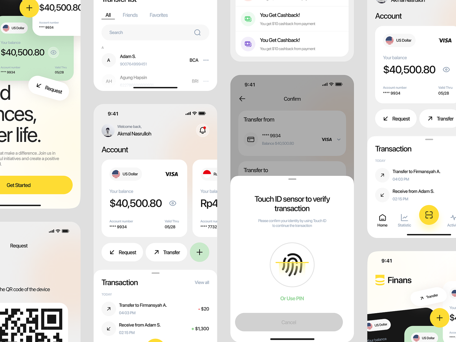 Finans - Finance App UI KIT by Hatypo Studio on Dribbble