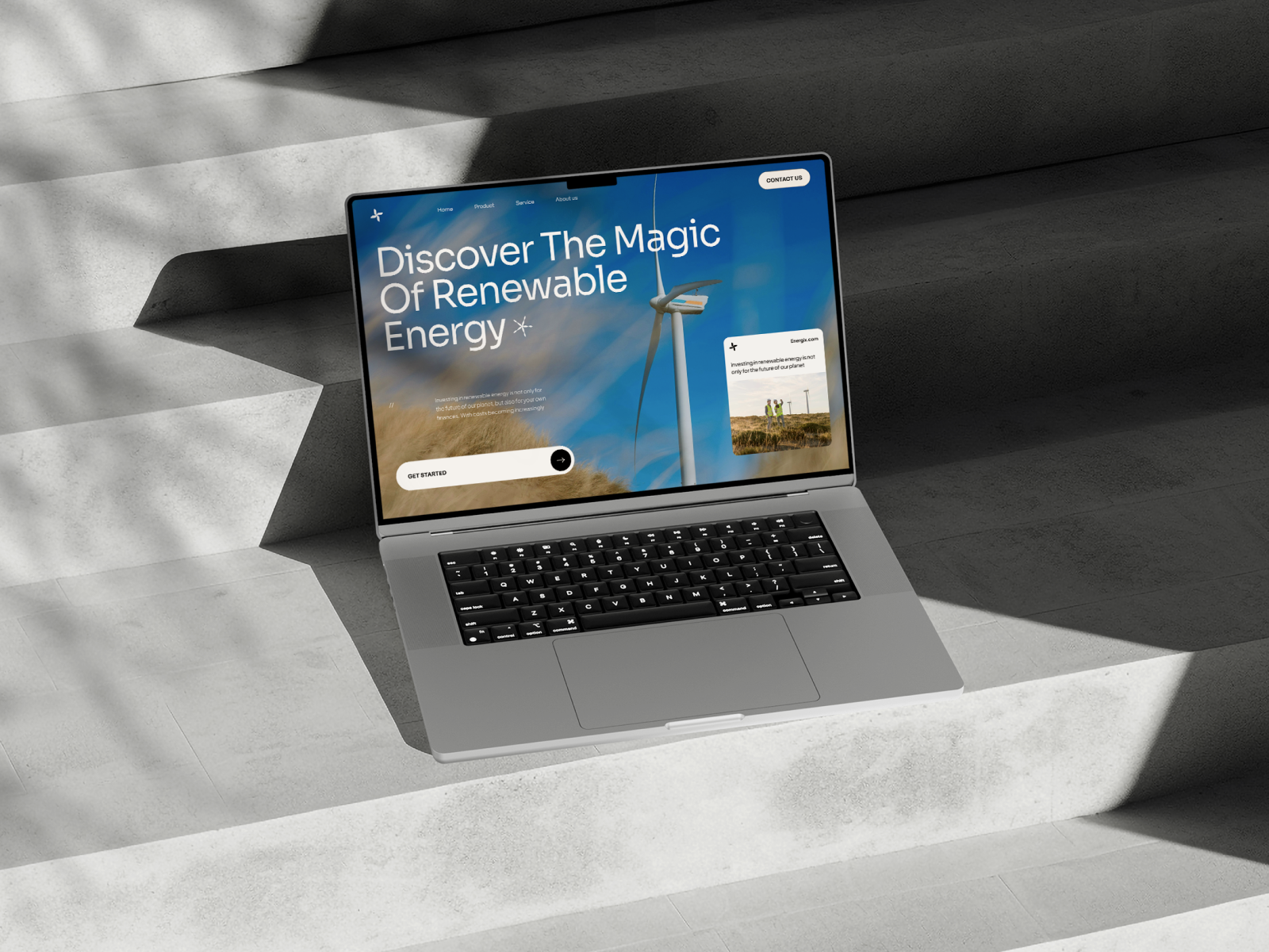 Energix - Renewable Energy Website by Sultan Adi on Dribbble