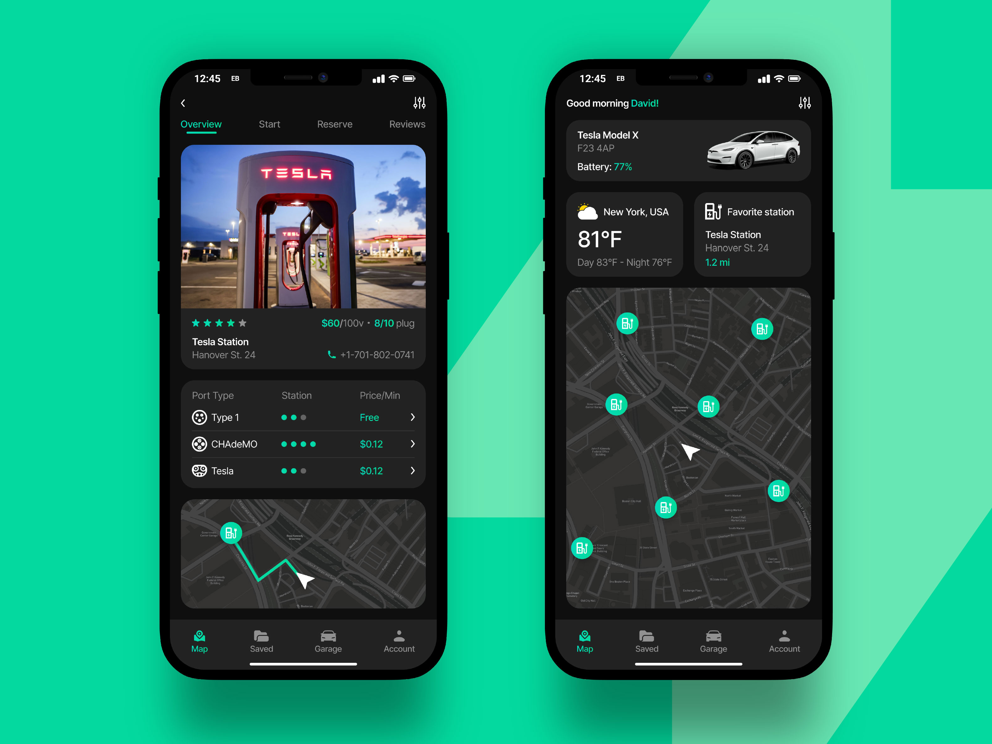 EkW EV Charging App UI UX Mobile App Design by Extej UI UX Design ...