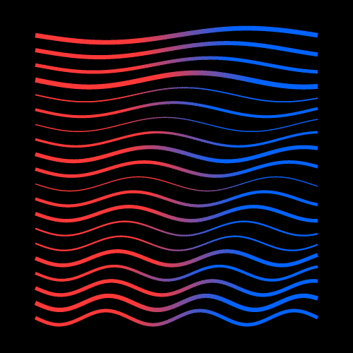 Gradient Waves by Tim Smits on Dribbble