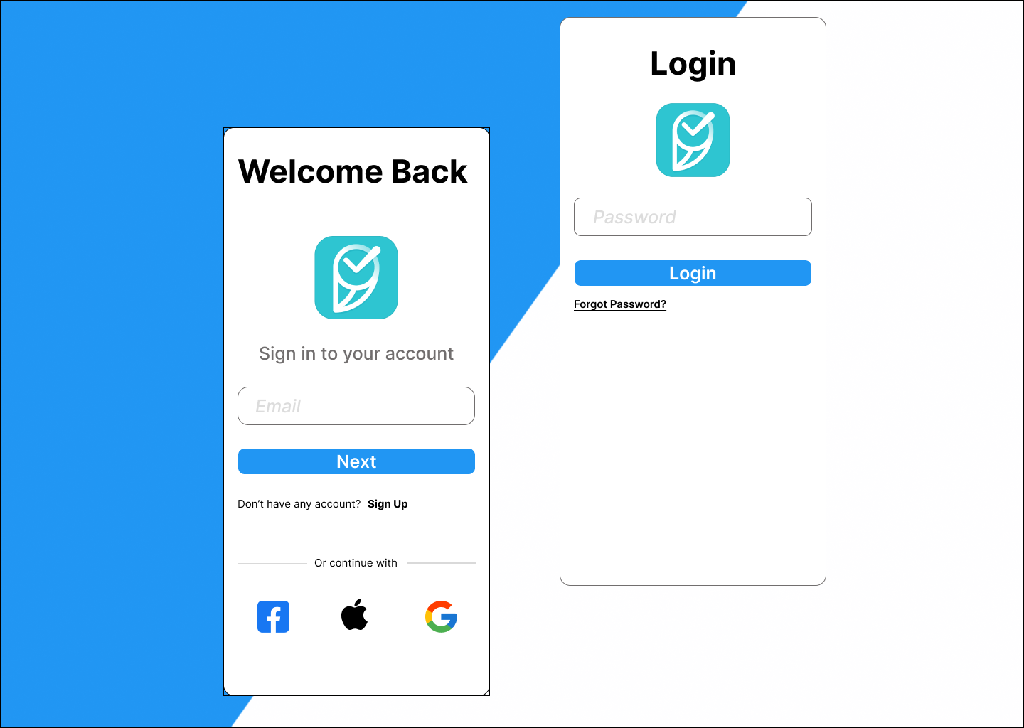 Simple Login Page by M. Nanda Setiawan on Dribbble