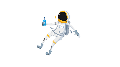 Astronaut Illustration Vector Art by Lukasz Adam on Dribbble