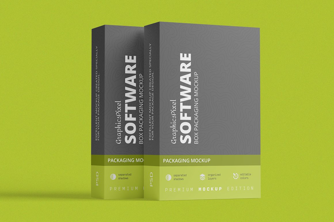 Software Box Packaging Mockup by Creative Shopify And Mockups Design on ...
