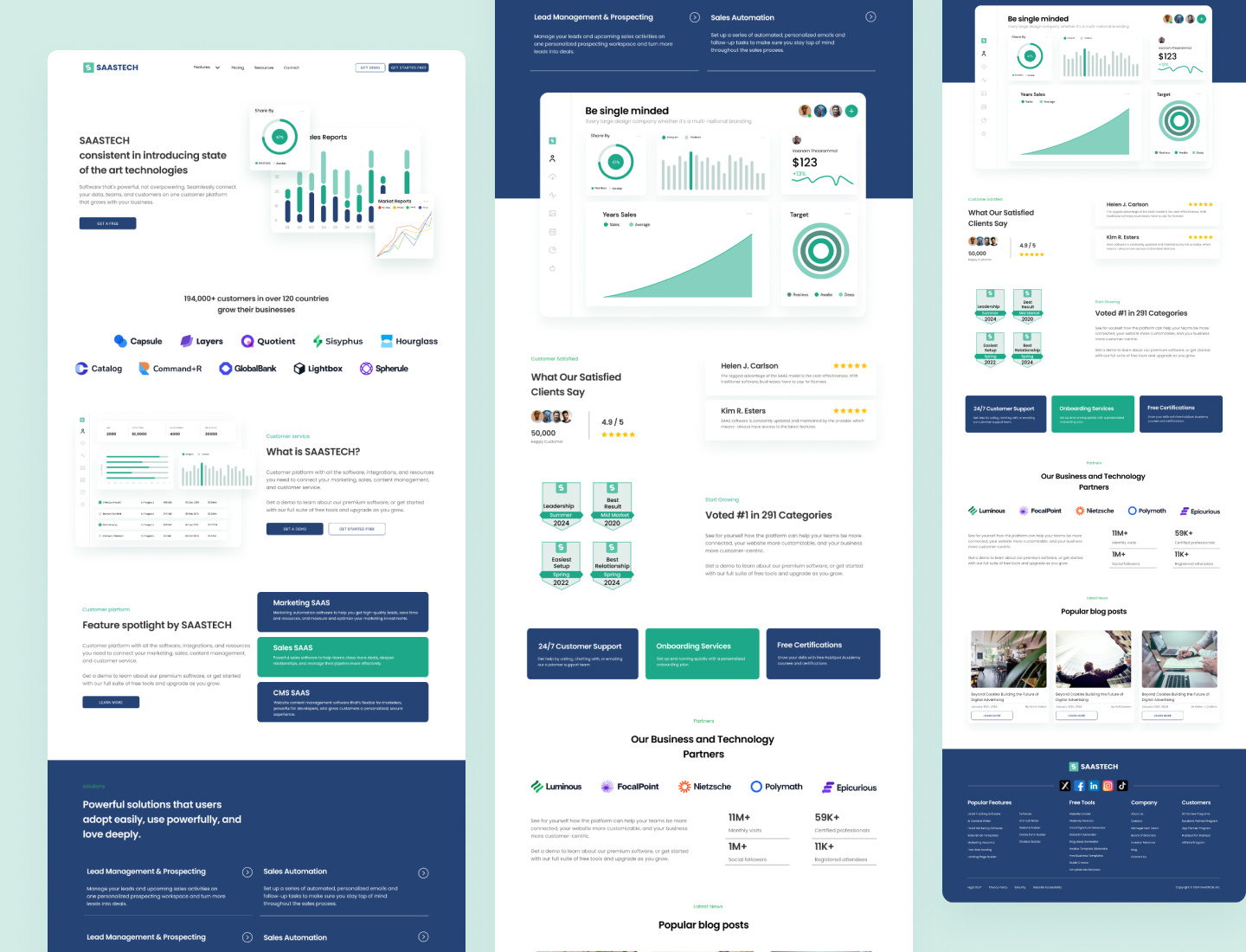 SaaS Product Landing Page by Sourav Aich on Dribbble SaaS Product Landing Page by Sourav Aich on Dribbble