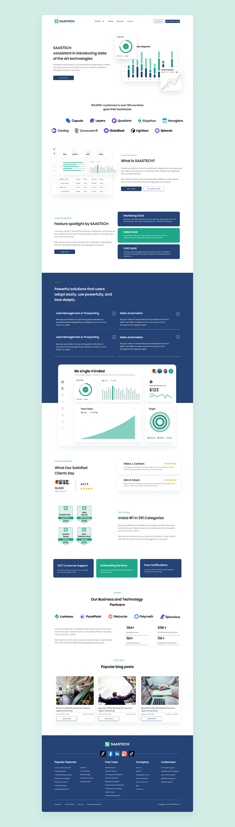 SaaS Product Landing Page by Sourav Aich on Dribbble SaaS Product Landing Page by Sourav Aich on Dribbble