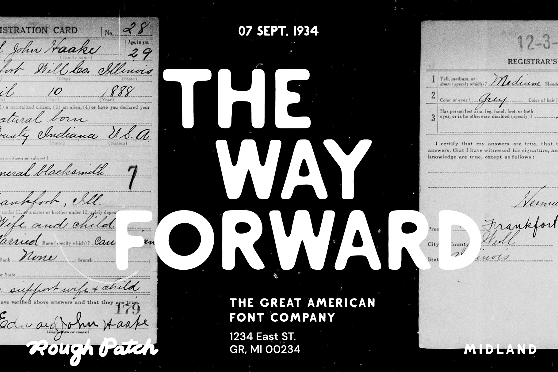 Vintage San Serif Font by Kailey Bailey on Dribbble