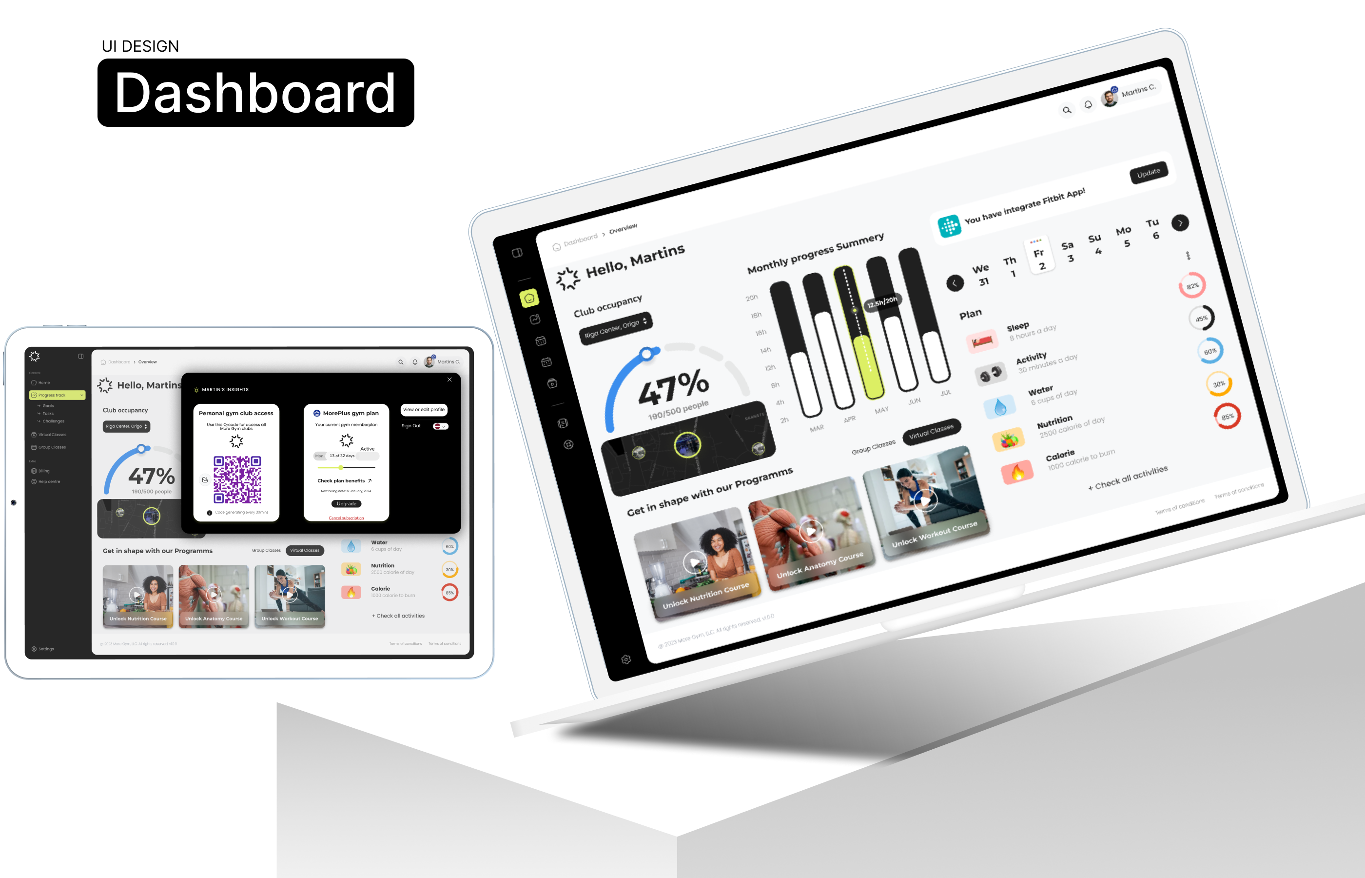 Gym Club - Web UX/UI Design by Martins on Dribbble