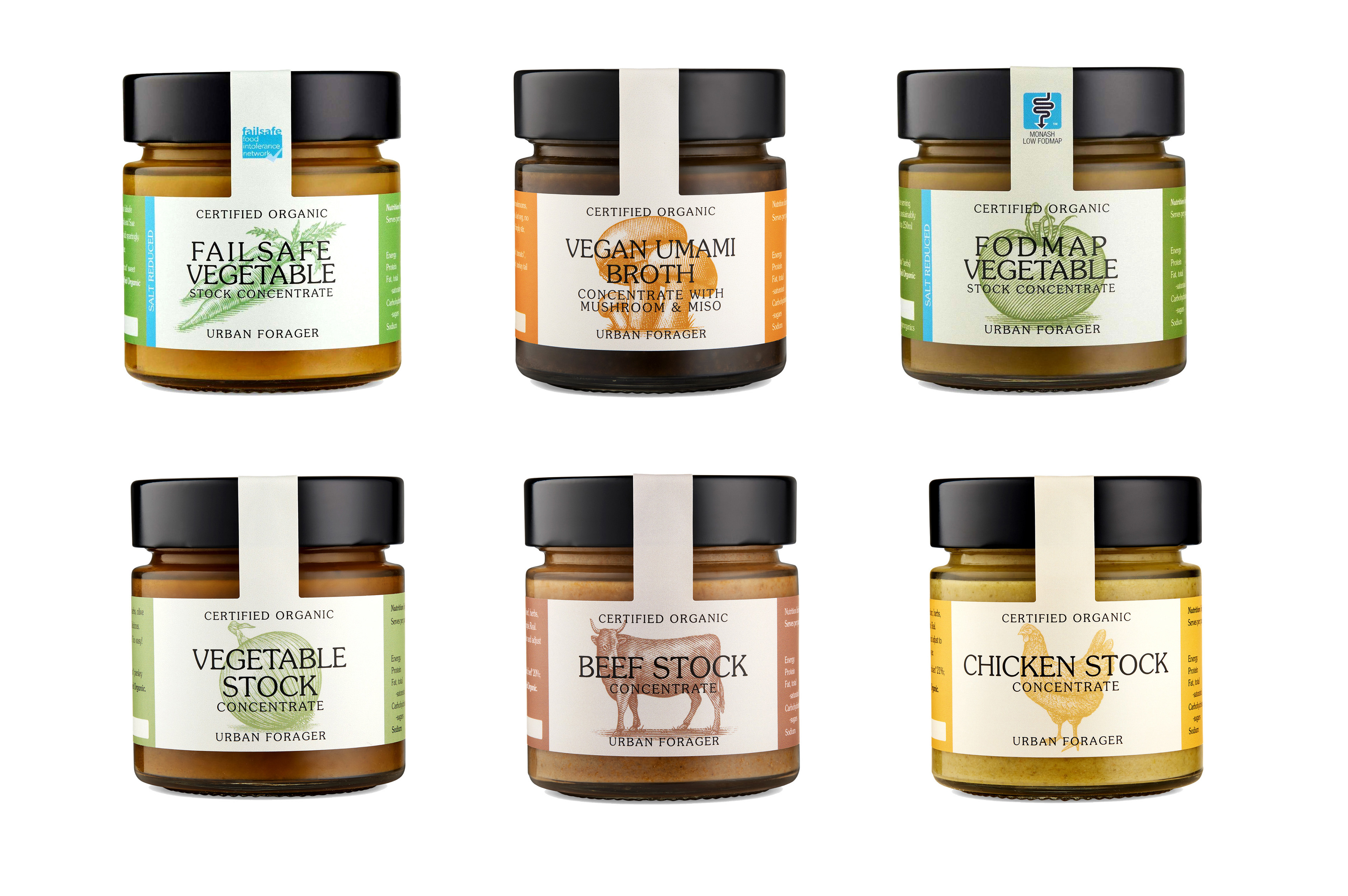 Urban Forager Labels Illustrated by Steven Noble by Steven Noble on ...