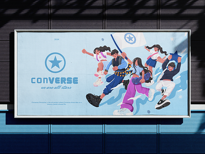 Converse : We Are All Stars - Mockup by SlabPixel Designer for ...