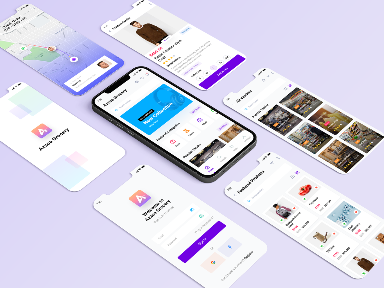 Azzoa Grocery E-commerce UI Design 🛍️ by Jarviz Lab || UI/UX Design ...