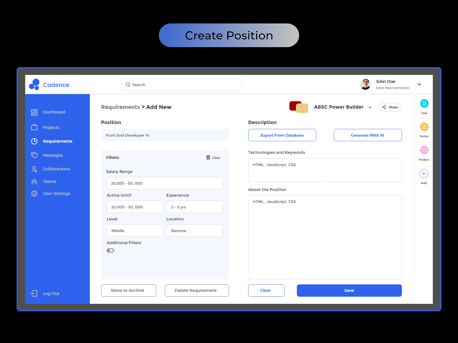 Cadence : Resource Allocation Webapp by Jahanvi on Dribbble