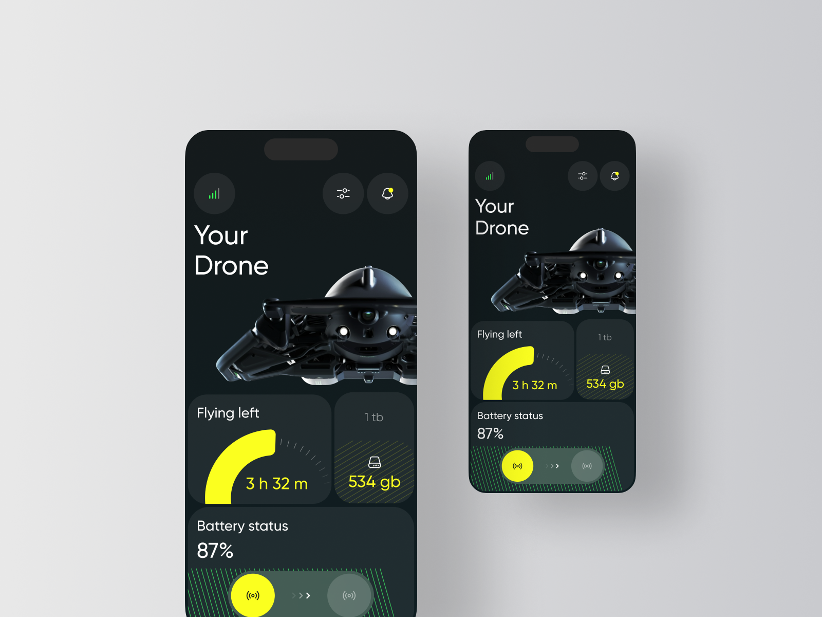 AquaDrone Mobile App - Water Drone SaaS by Your Team ⭐ on Dribbble