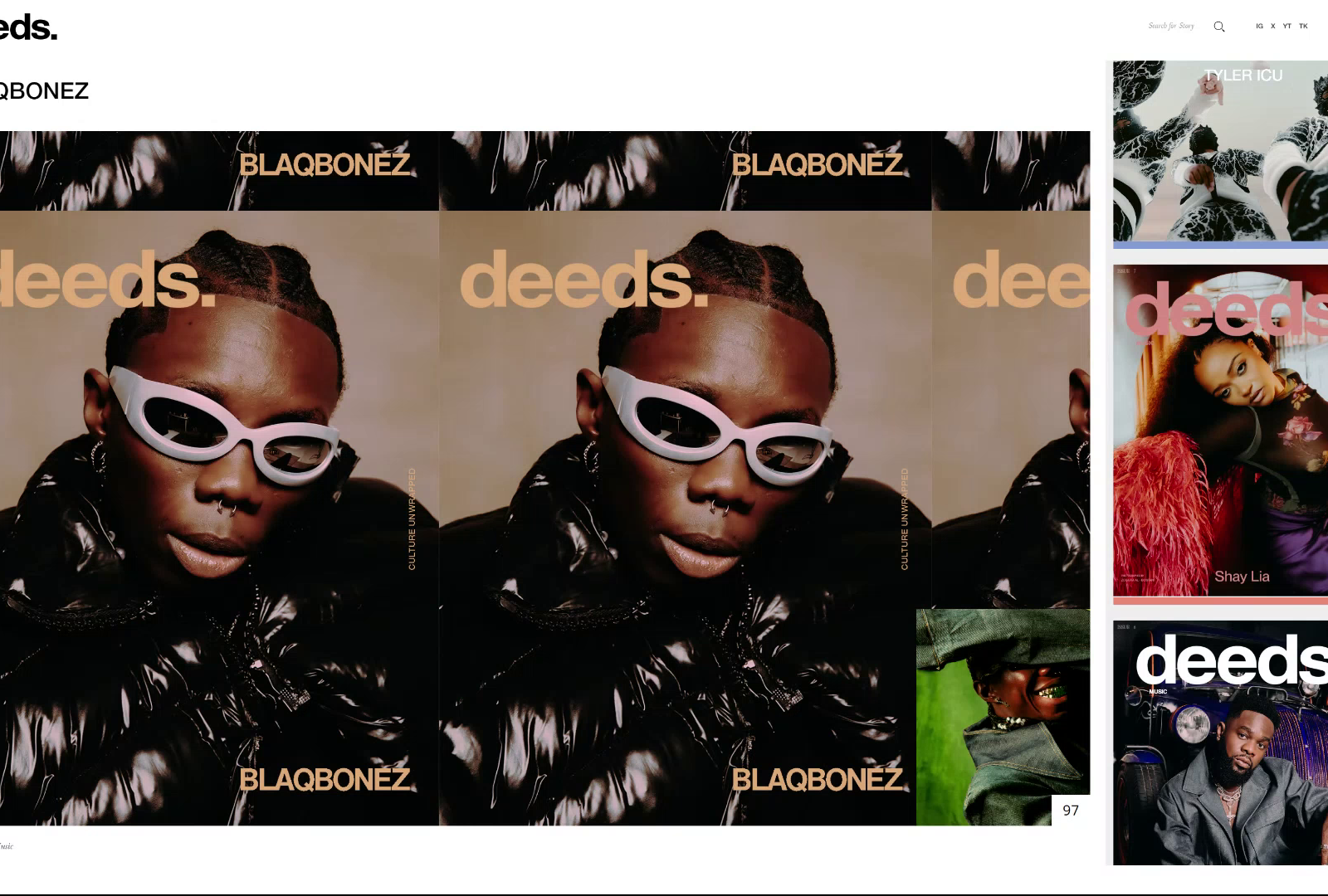 Deeds - Digital Magazine by Coker Oluwafemi on Dribbble