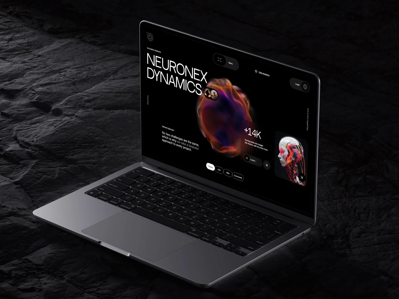 NeuroNex Dynamix Website by Mariusz Mitkow on Dribbble