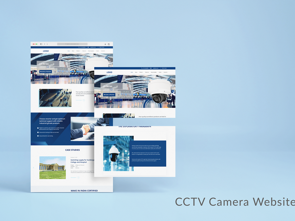 Cctv Website Ui Designs Themes Templates And Downloadable Graphic