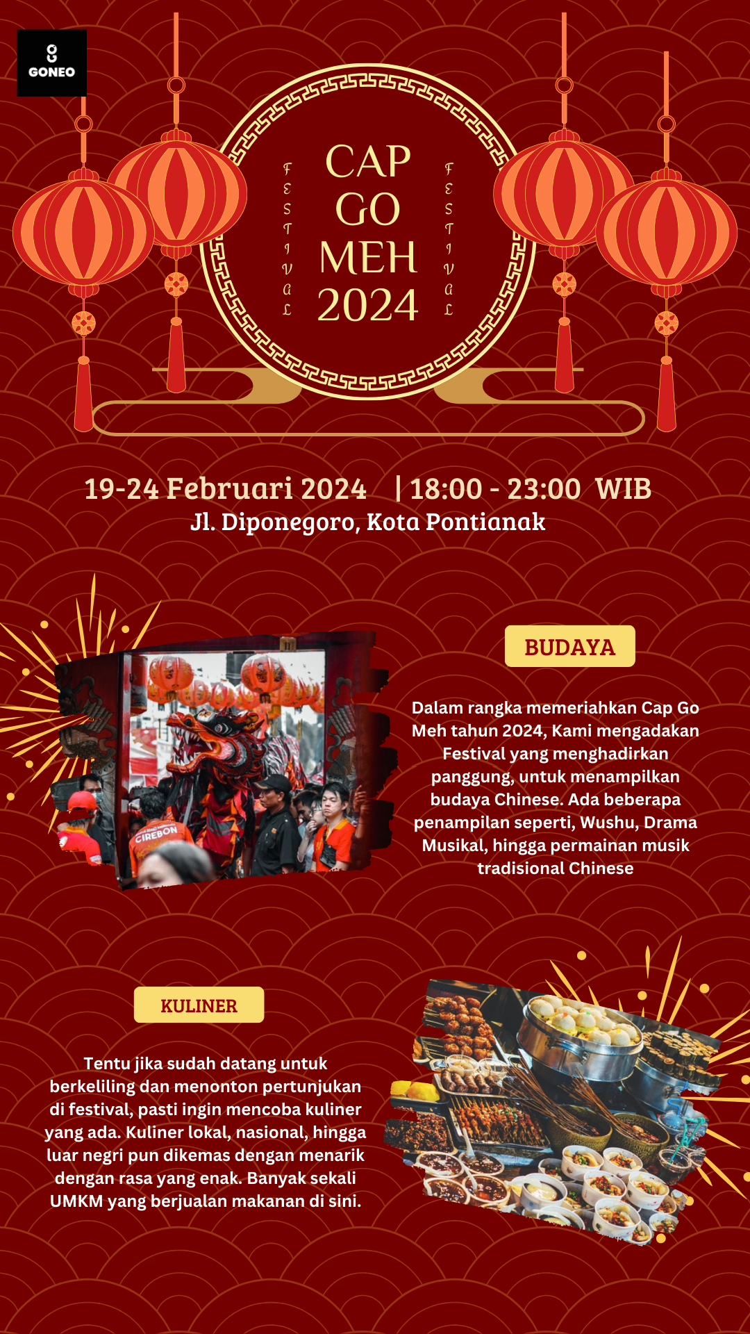 Cap Go Meh Festival - Poster and Feeds by Stiven Anderson on Dribbble